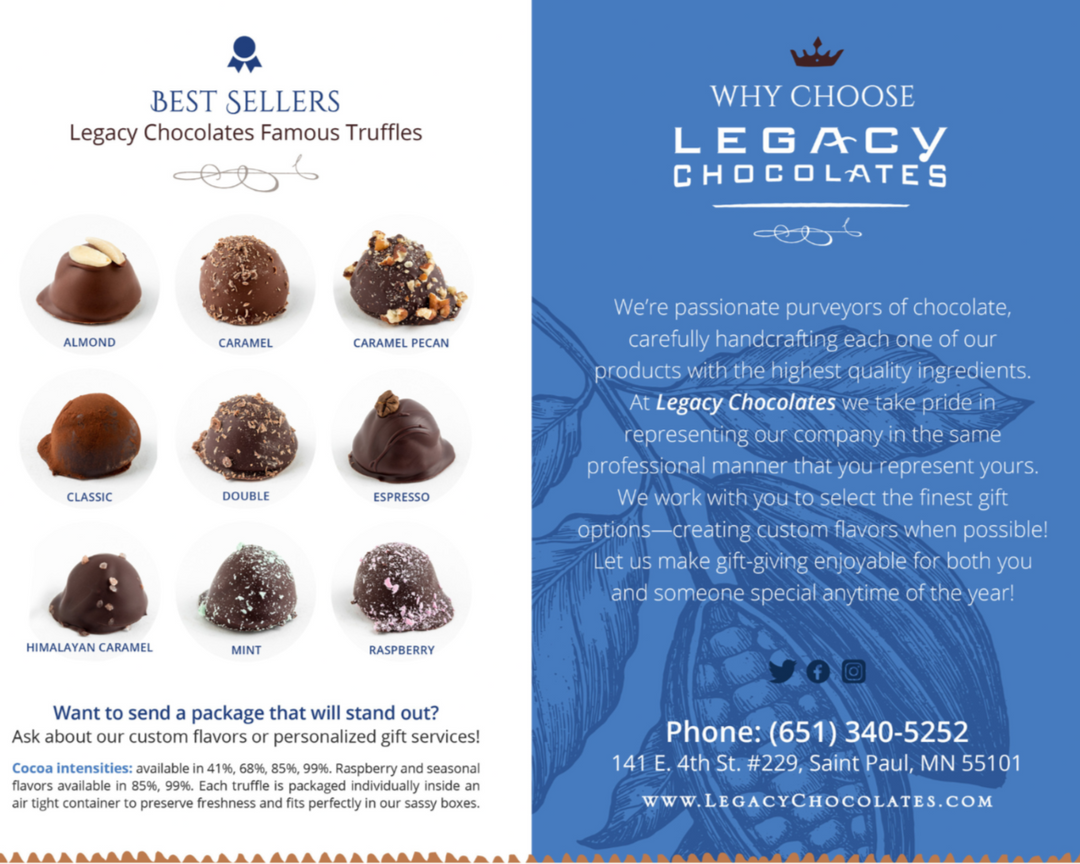 Chocolate Truffles Collection | Legacy Chocolates - St. Paul, MN